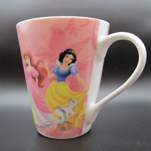 Kitchen | Disney Seven Princesses Coffee Mugcup Light Pink Snow White ...